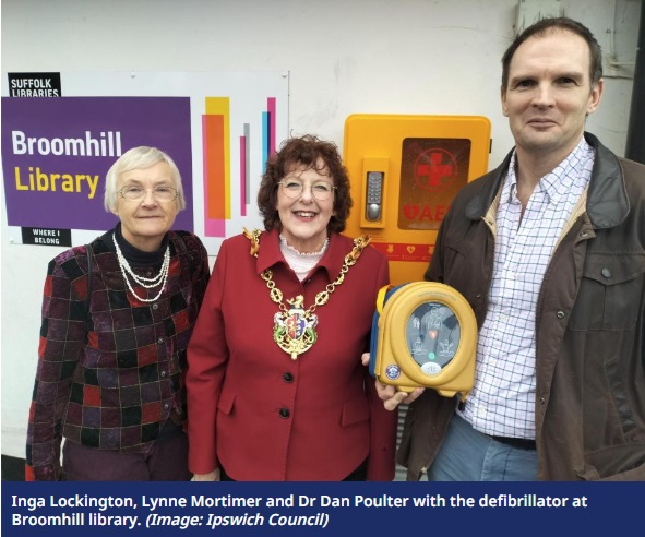 Trust contributes towards lifesaving defibrillator for Broomhill area ...